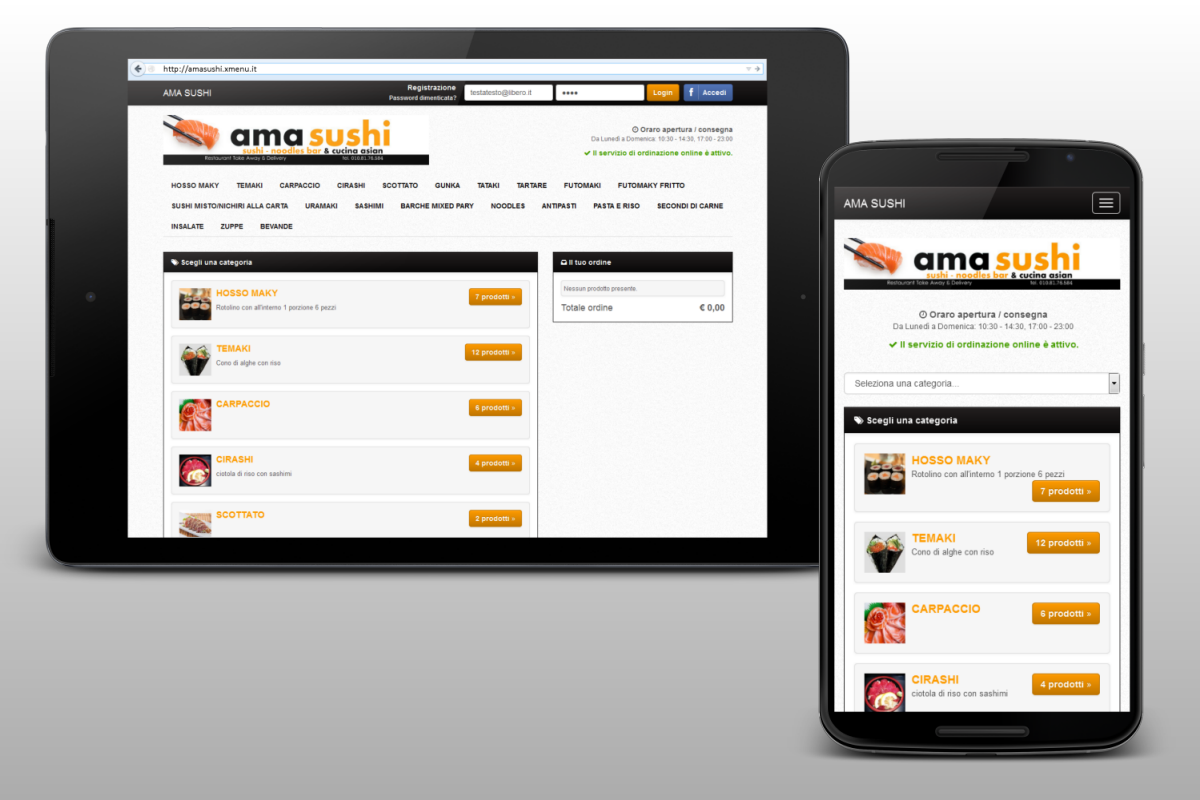 xMenu | software gestione pizzerie e ristoranti